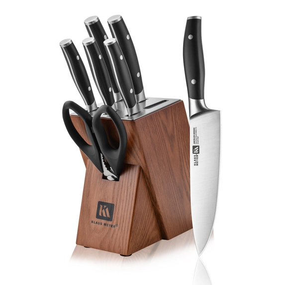 Arcelor 8 Piece Exclusive German Steel Non-Slip Handles Knife Set with ...