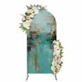 Arch Backdrop 4 Ft, Modern Abstract Spandex Stretch Fitted Arch Cover ...