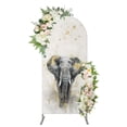 Arch Backdrop 5 Ft, Elephant Spandex Stretch Fitted Arch Cover, Round ...