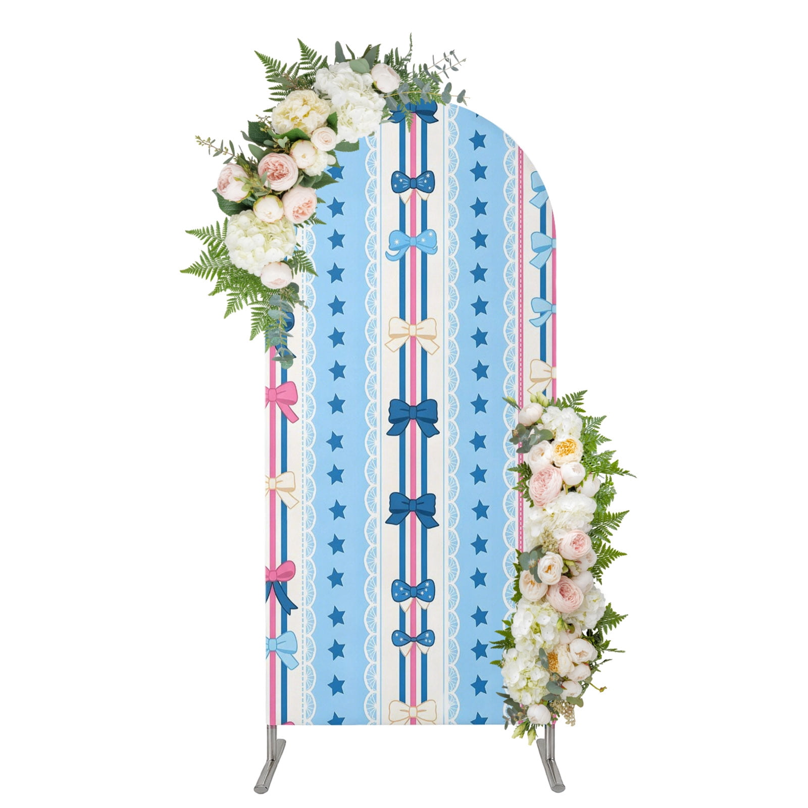 Arch Backdrop 6 Ft, 250 Anniversary Spandex Stretch Fitted Arch Cover ...