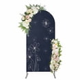 Arch Backdrop 6 Ft, Navy Blue Spandex Stretch Fitted Arch Cover, Round ...
