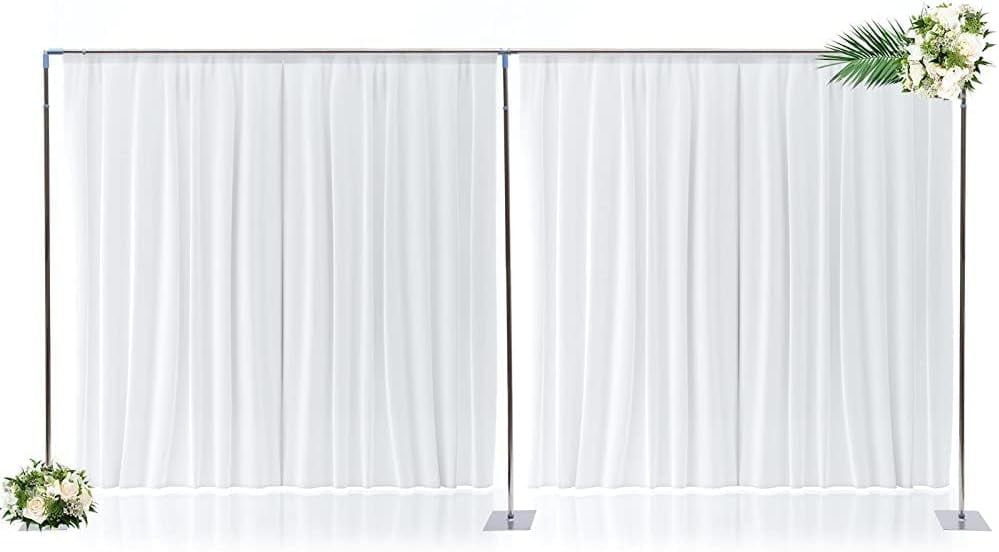 Arch Backdrop Arch Stand Pipe Kit Curtain Frame Telescopic, 118" H ...