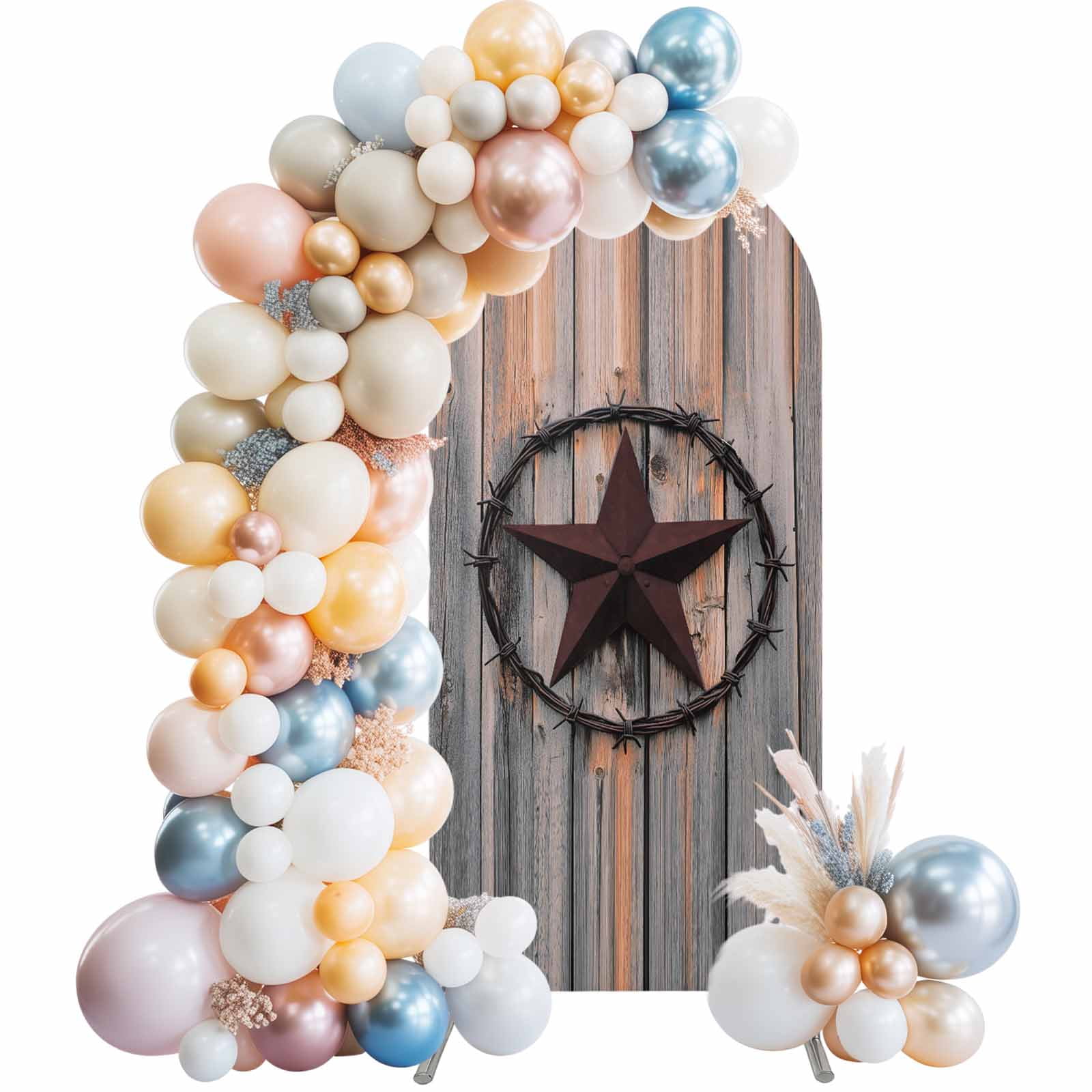Arch Backdrop Cover 6FT Retro Country Texas Western Star Stretch ...