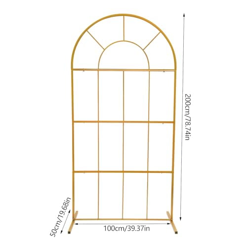 Arch Backdrop Stand, 3.3 * 6.6ft Metal Flower Wedding Balloon Arches ...