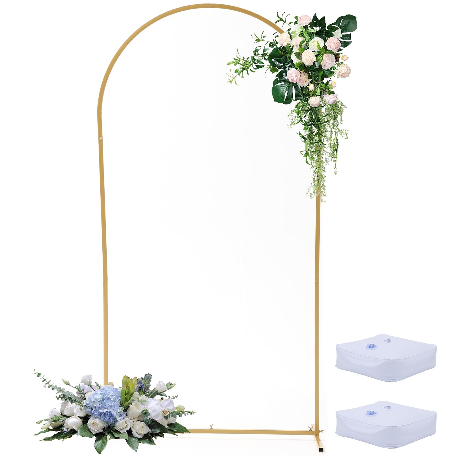Arch Backdrop Stand, Wedding Arch Stand with Bases, Balloon Arch Stand ...
