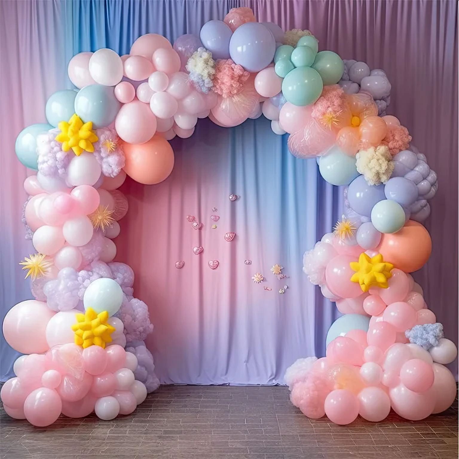 Arch Balloon Princess Girl Birthday Party Cake Smash Portrait r ...