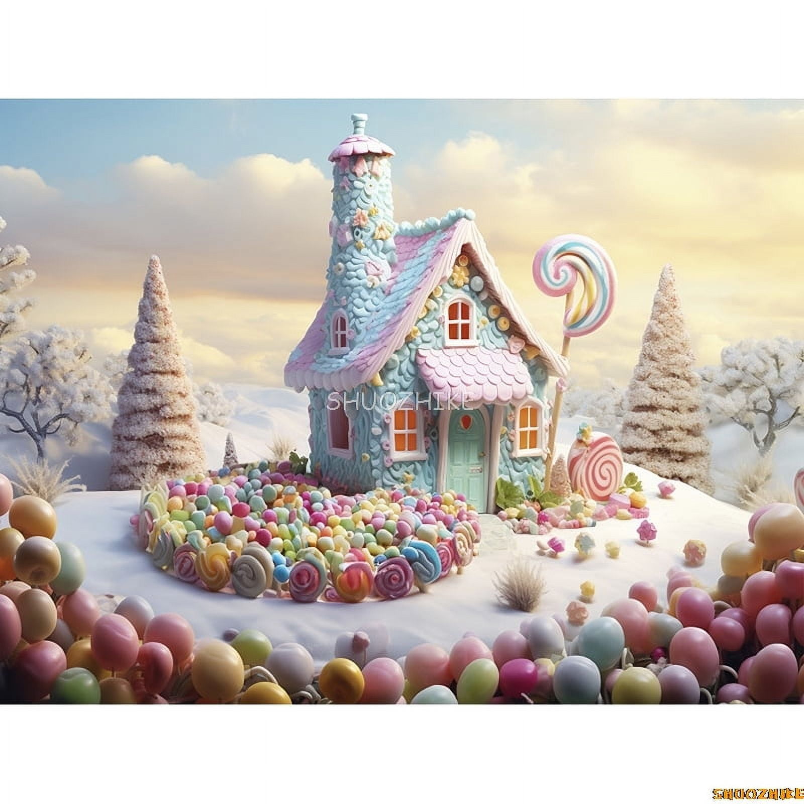 Arch Balloons Birthday Party Photography Backdrops Props Candy Baby ...