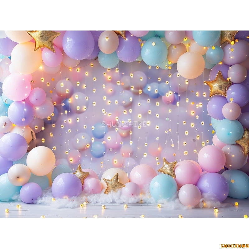 Arch Balloons Birthday Party Photography Backdrops Props Candy Baby ...