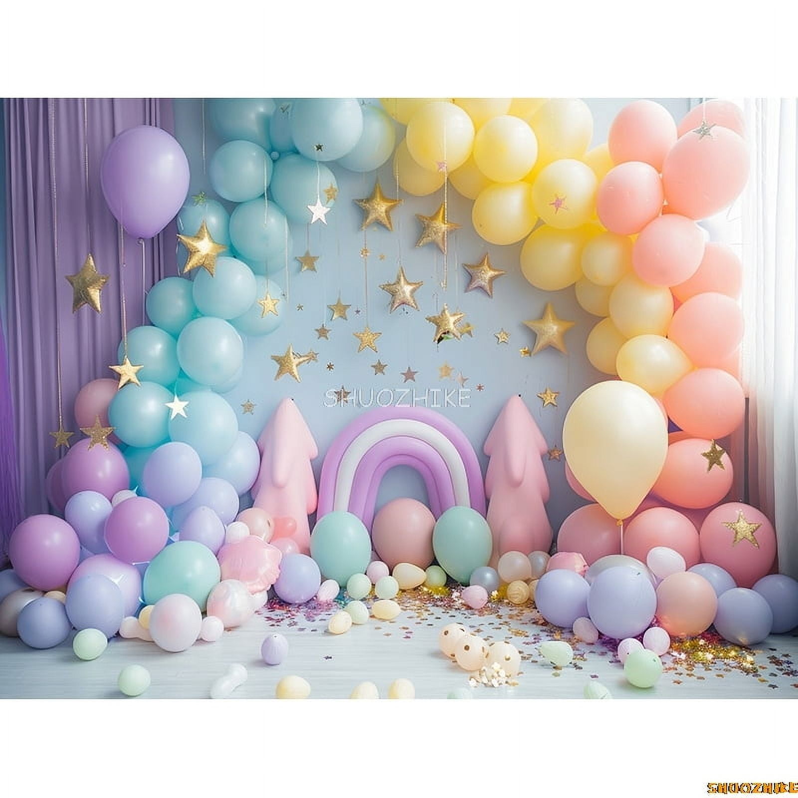 Arch Balloons Birthday Party Photography Backdrops Props Candy Baby ...
