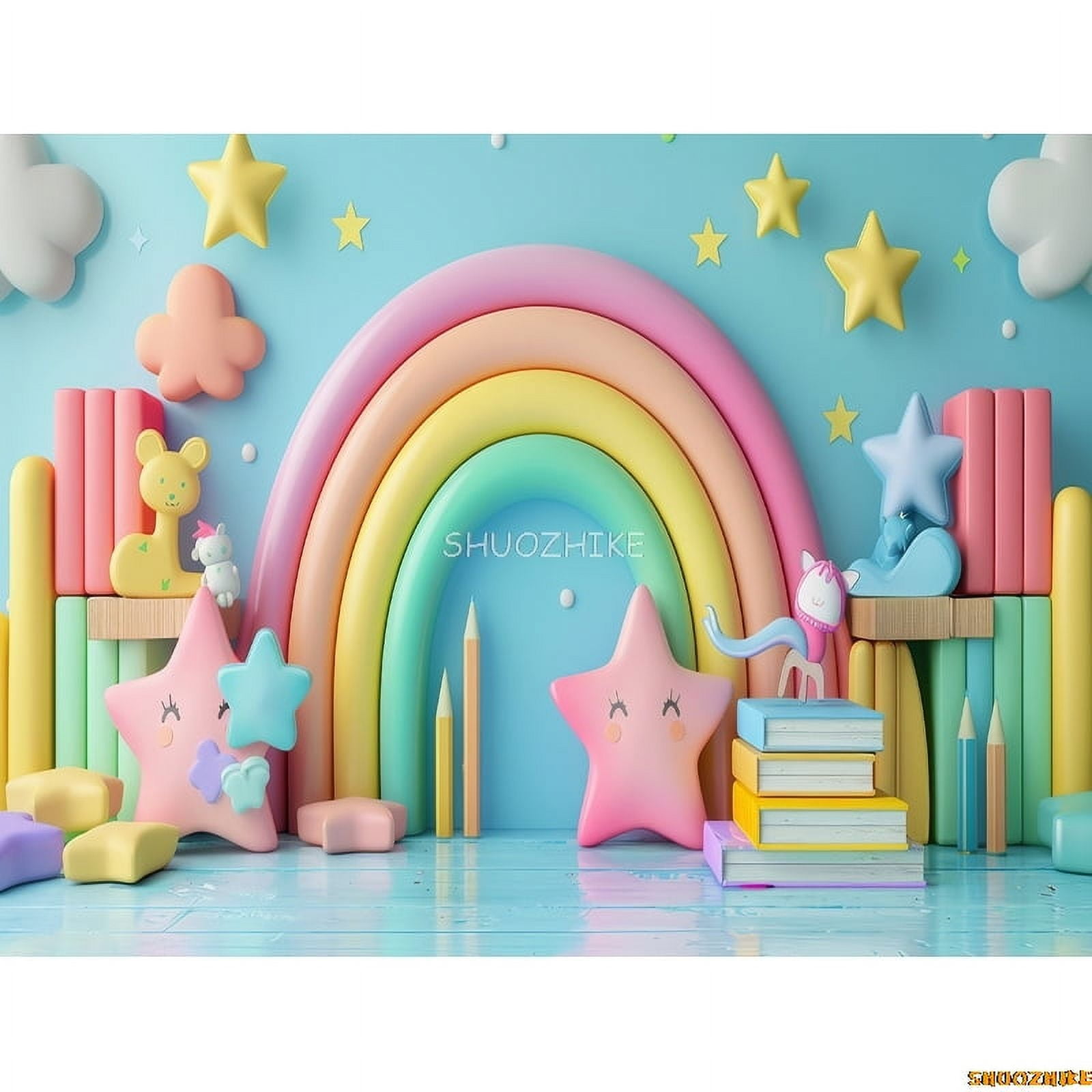 Arch Balloons Birthday Party Photography Backdrops Props Candy Baby ...
