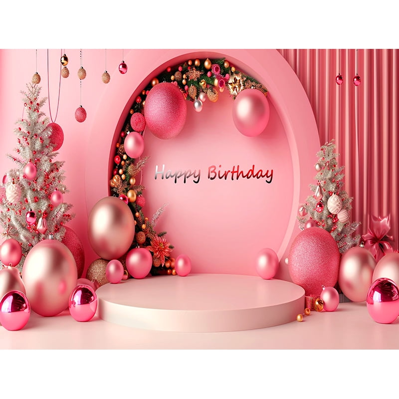 Arch Balloons Happy Birthday Party Photography Backdrops Props Joyous ...