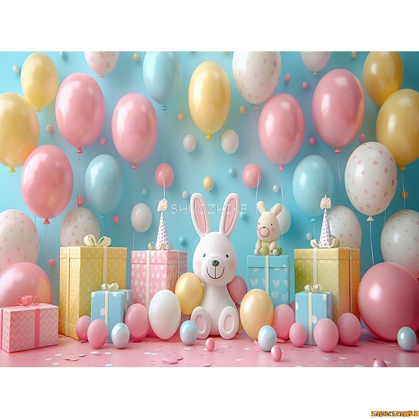 Arch Balloons Happy Birthday Party Photography Backdrops Props Joyous ...