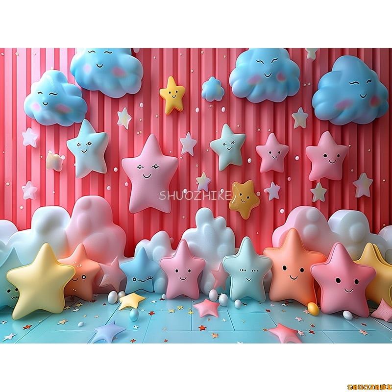 Arch Balloons Happy Birthday Party Photography Backdrops Props Joyous ...