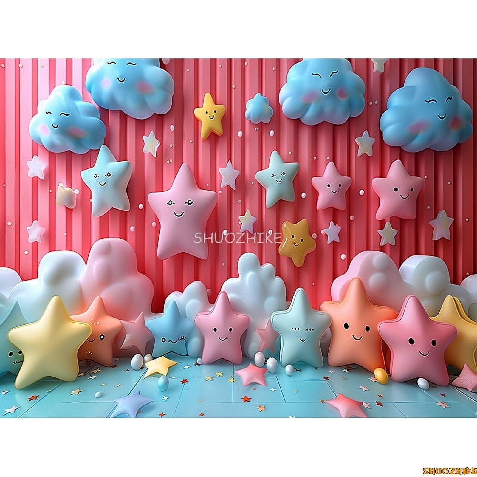 Arch Balloons Happy Birthday Party Photography Backdrops Props Joyous ...