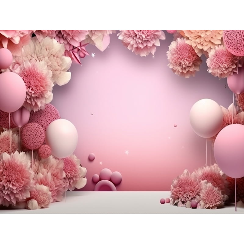 Arch Balloons Happy Birthday Party Photography Backdrops Props Joyous ...