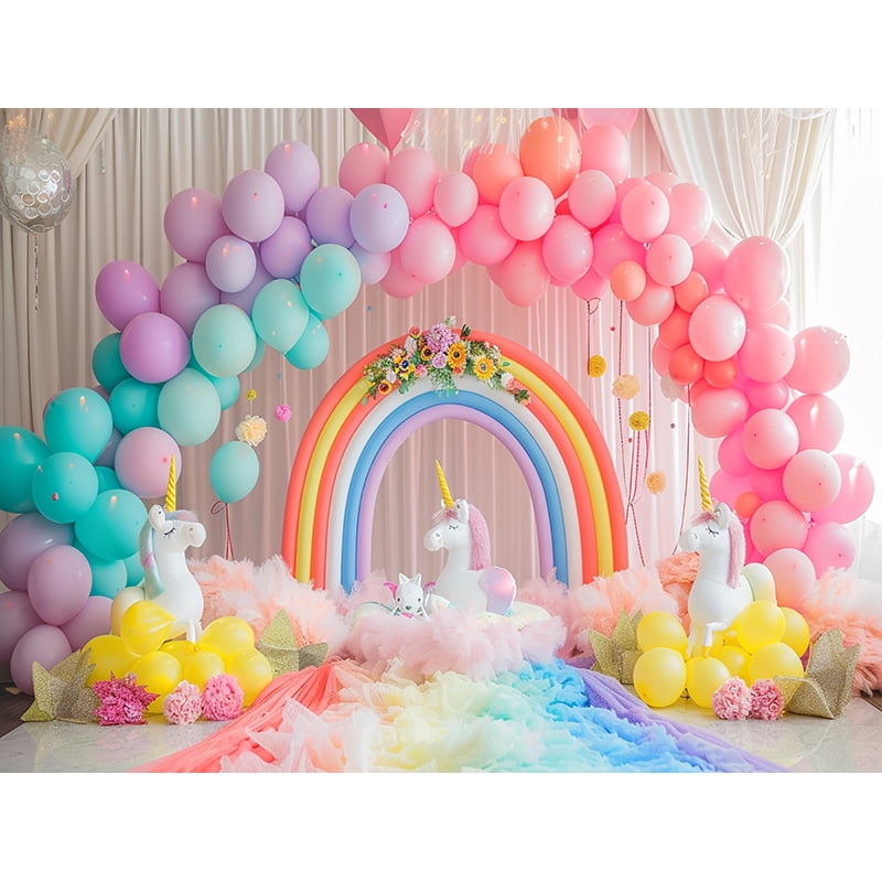 Arch Balloons Unicorns Photography Backdrops Props Baby Newborn ...