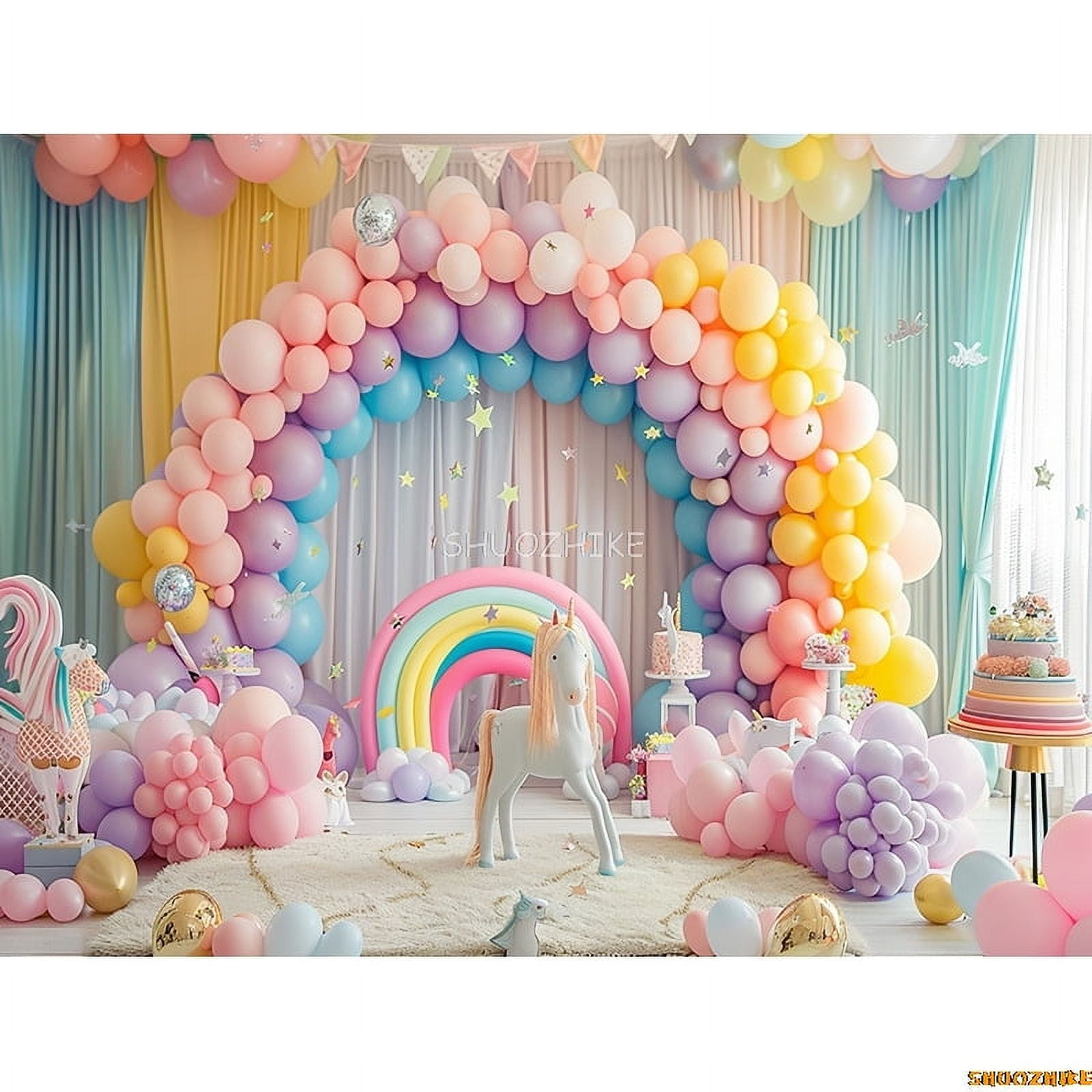 Arch Balloons Unicorns Photography Backdrops Props Baby Newborn ...