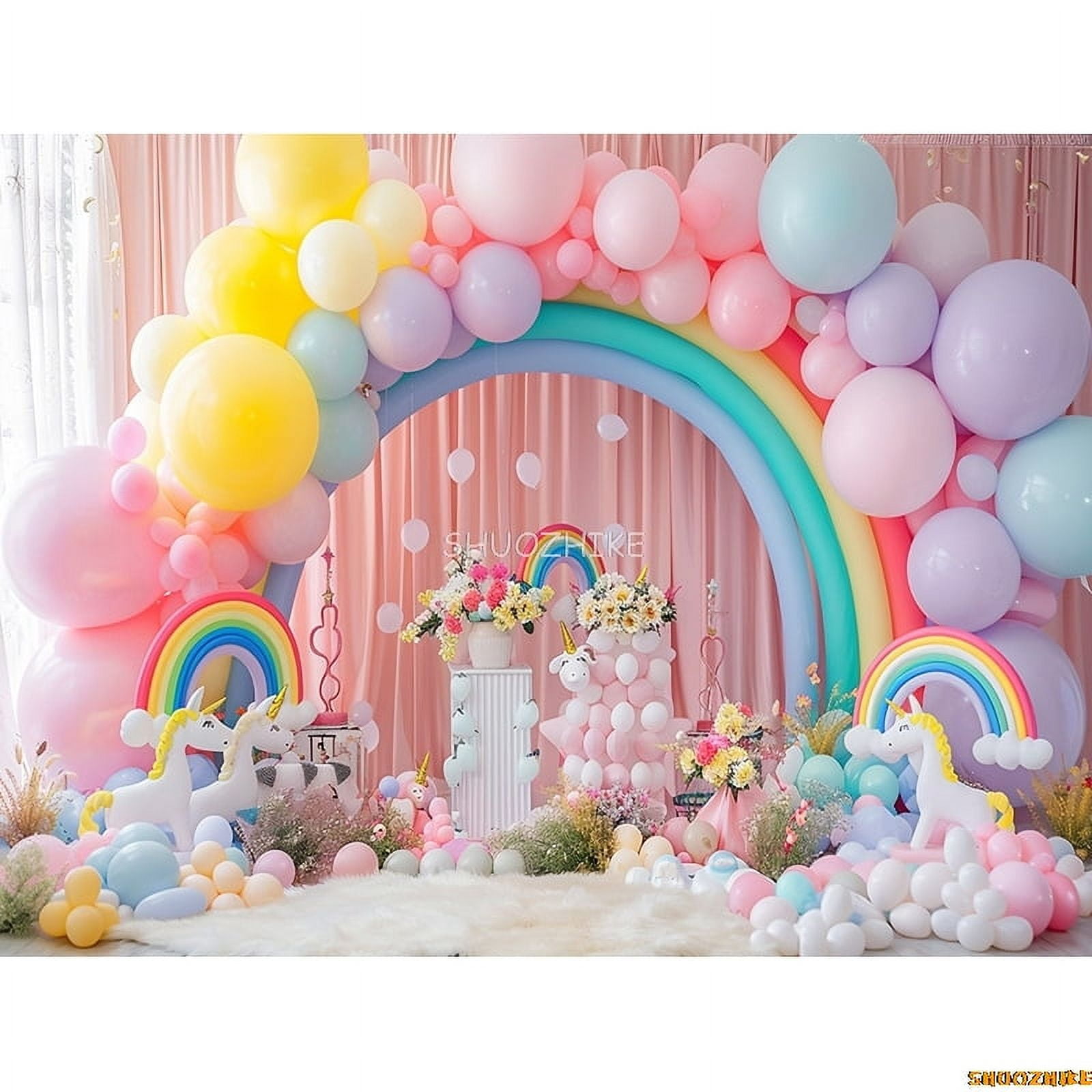 Arch Balloons Unicorns Photography Backdrops Props Baby Newborn ...