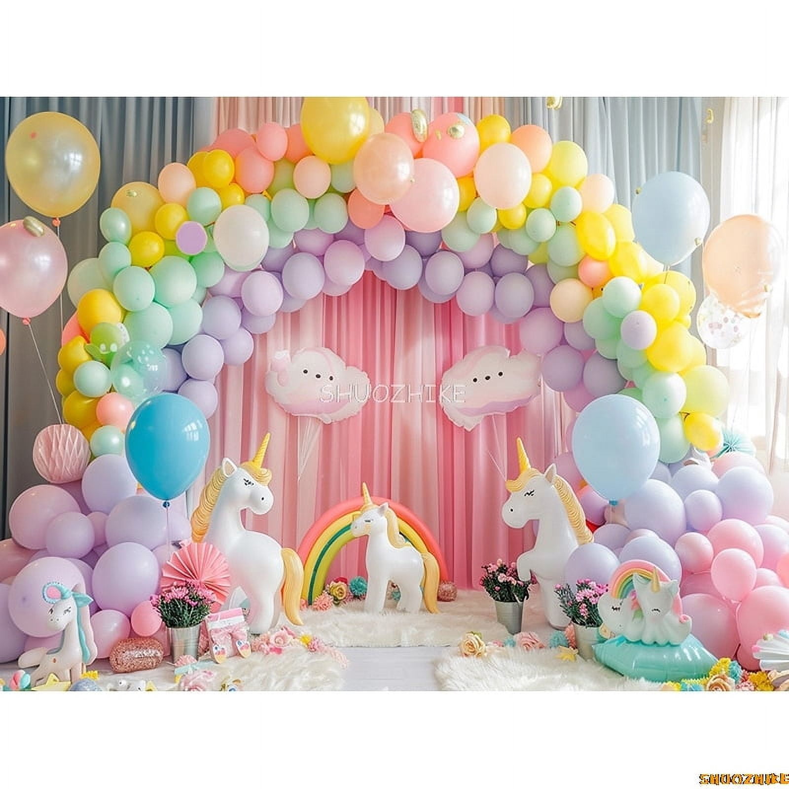 Arch Balloons Unicorns Photography Backdrops Props Baby Newborn ...