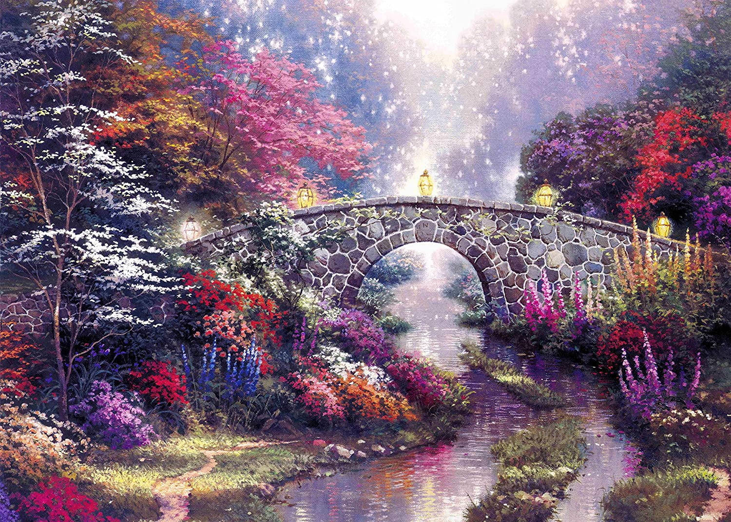 Arch Bridge 500 Piece Jigsaw Puzzle Suitable for All Groups of People ...