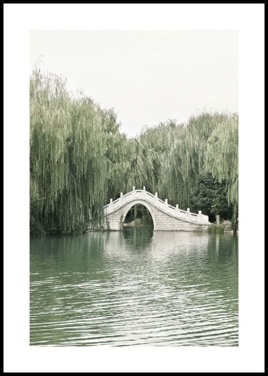 Arch Bridge Poster Wall Art, Modern Wall Decor For Living Room Bedroom ...