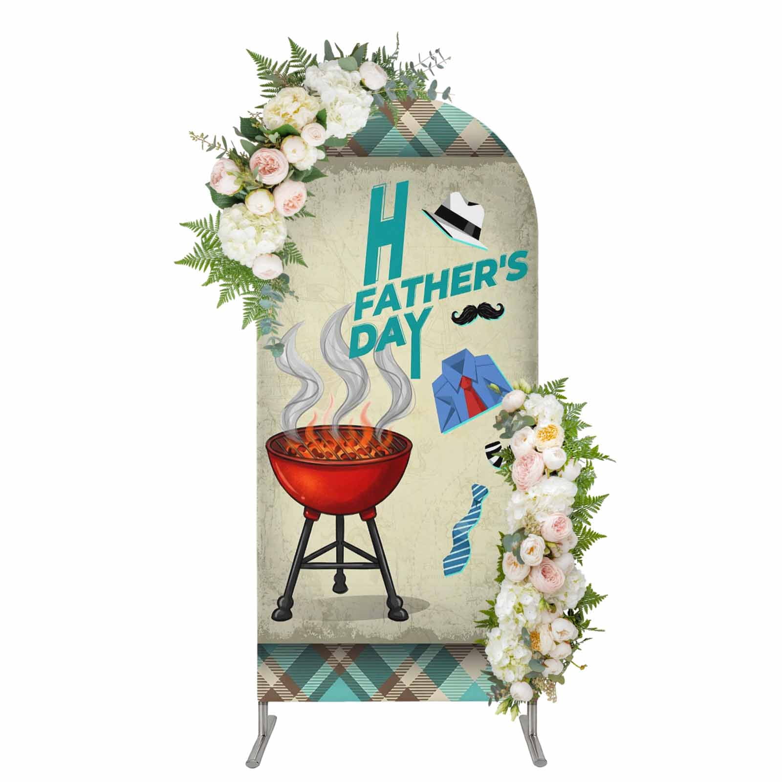Arch Covers, Father's Day Arch Covers Stretchy Backdrop 7.2'x4 ...