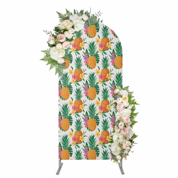 Arch Covers, Summer Pineapple Arch Covers Stretchy Backdrop 6'x2.6 ...