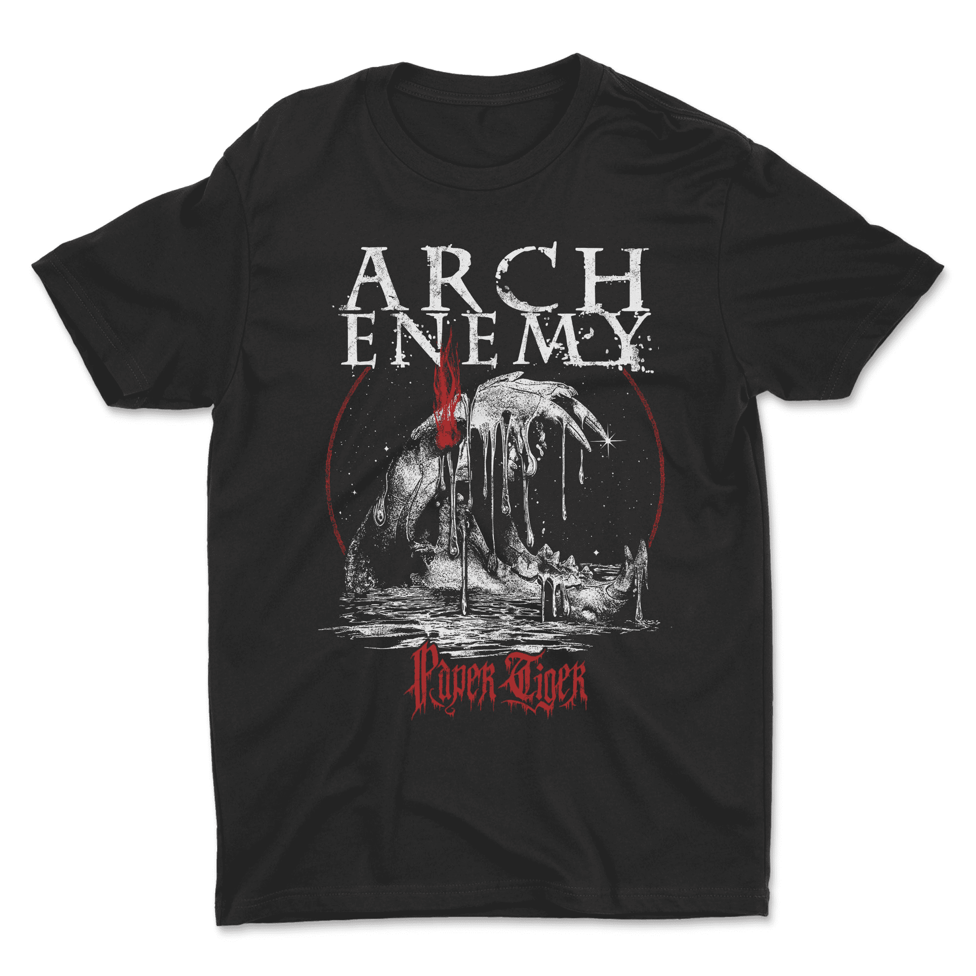 Arch! Enemy! Flaming Skull Artwork – Intense Metal Energy for fans men ...