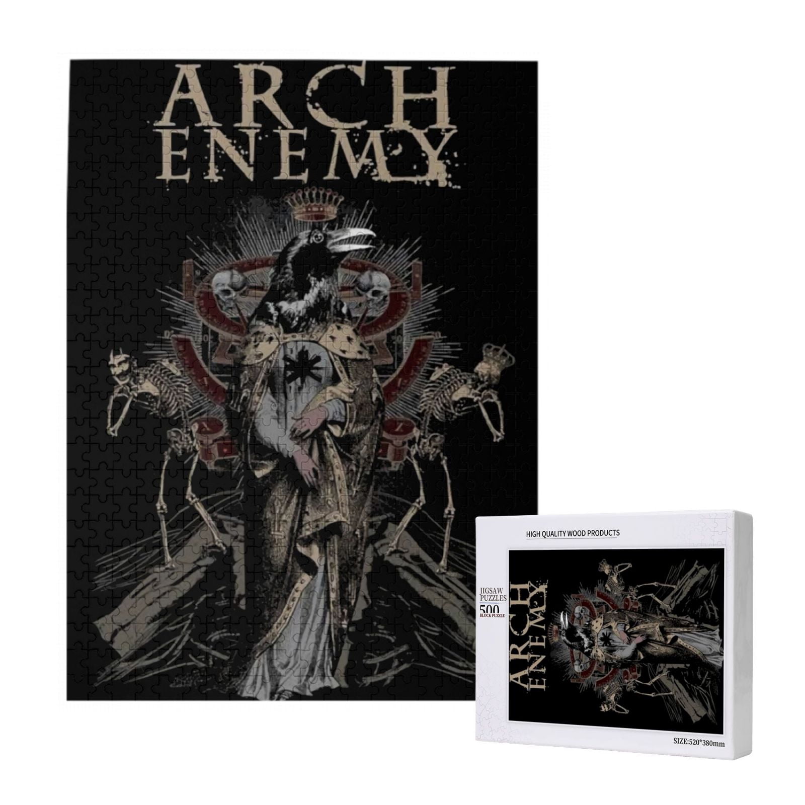 Arch Enemy Jigsaw Puzzle Interactive Brain Teaser Board Game for Adults ...
