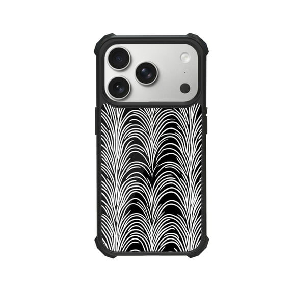 Arch Pattern With Stripe Line Shockproof Case For iPhone 12 13 14 15 16 ...