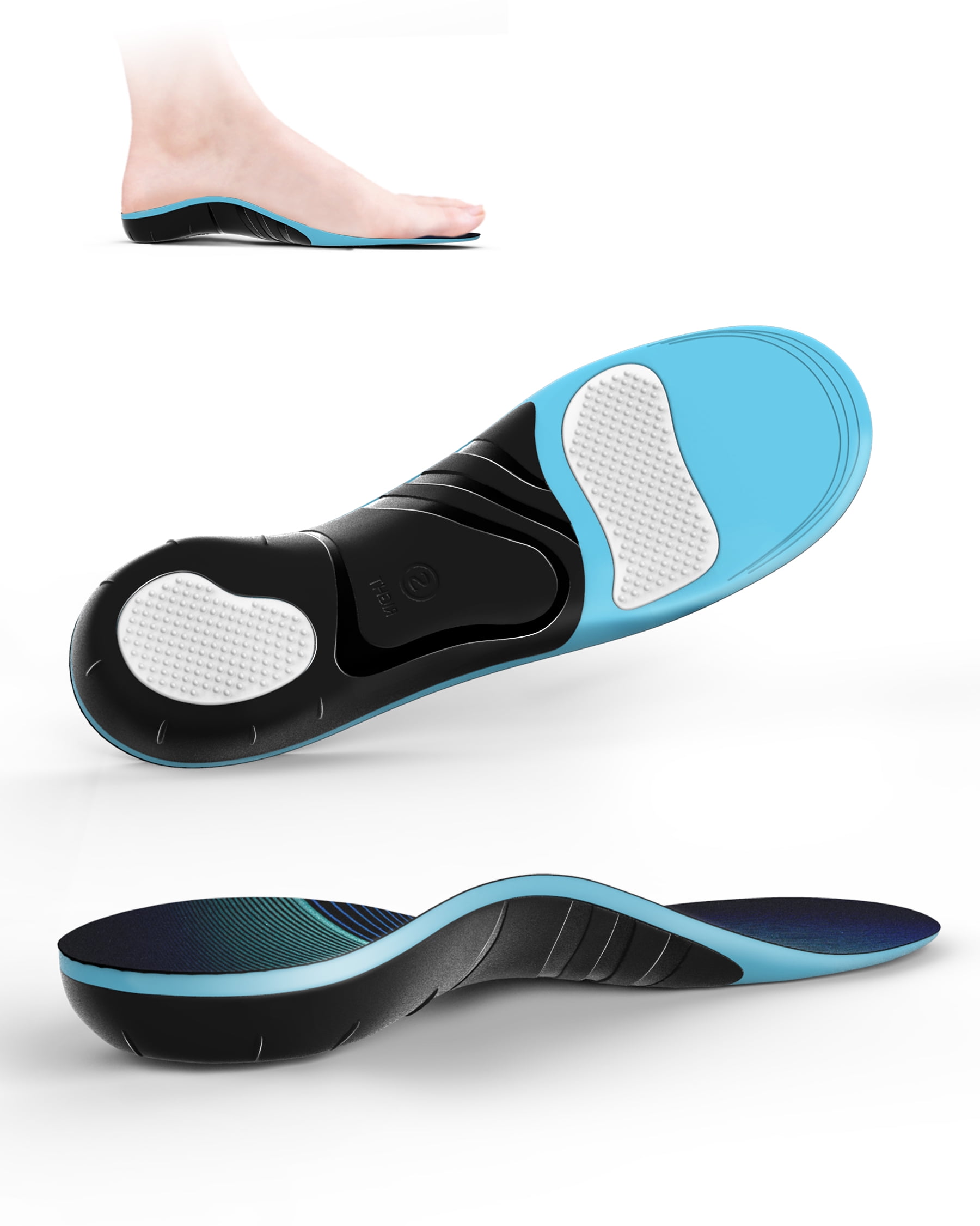 Arch Support for Flat Feet, QBK Orthotics for Plantar Fasciitis ...
