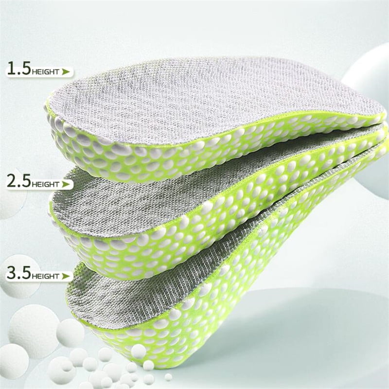 Arch Support Height Increase Insoles Light Weight Soft Elastic Lift for ...
