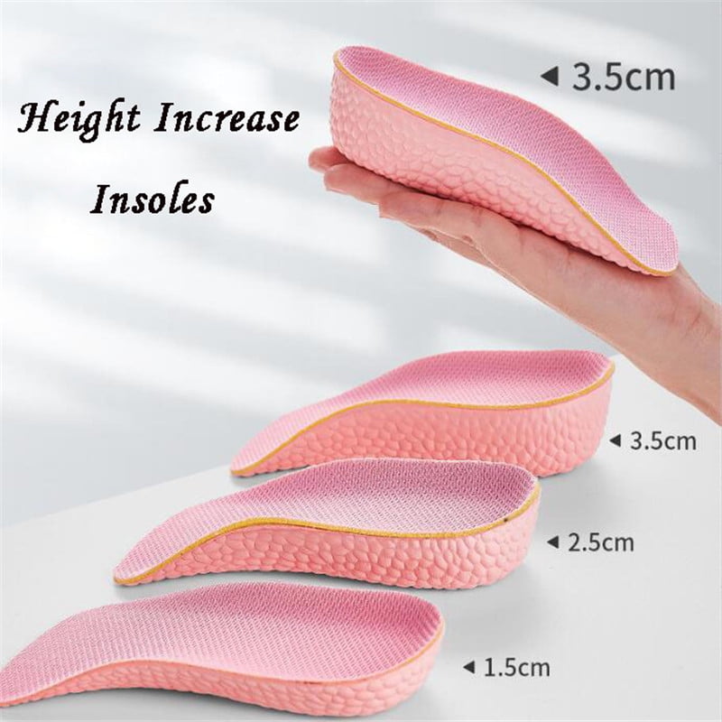 Arch Support Height Increase Insoles Light Weight Soft Elastic Lift for ...