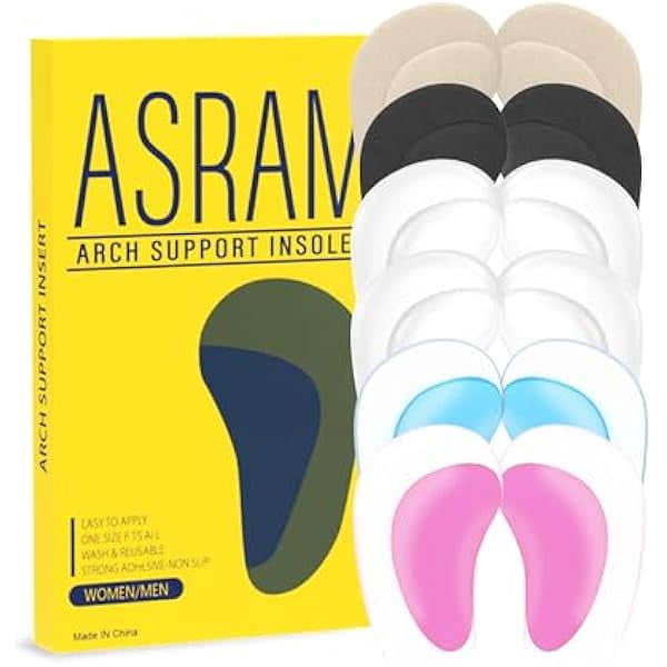 Arch Support,High Heel Inserts,Soft Gel Insole Pads,Reusable Arch ...