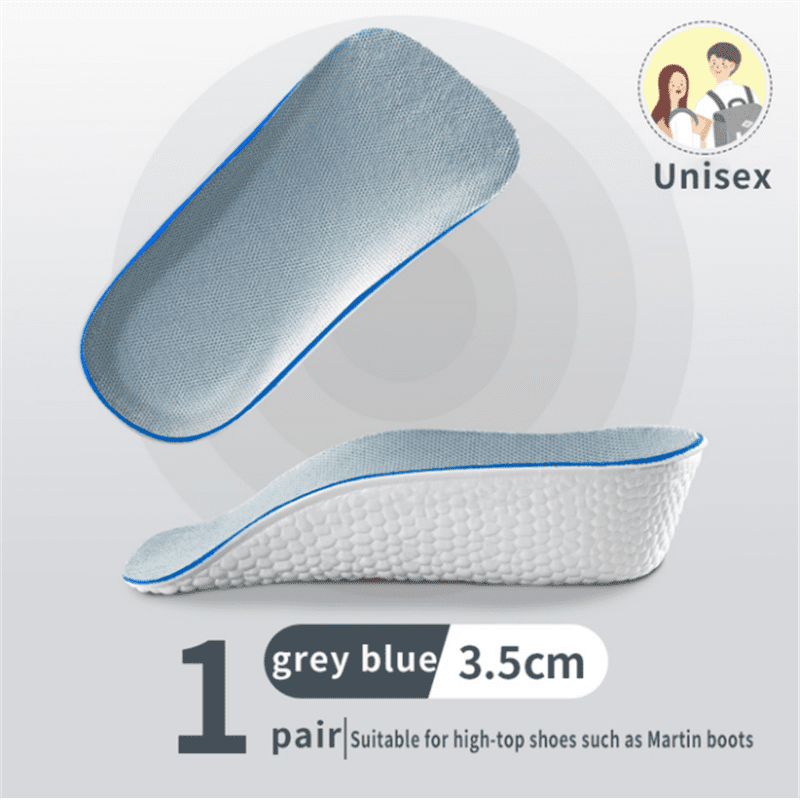 Arch Support Increase Height Insoles Light Weight Soft Elastic Lift for ...