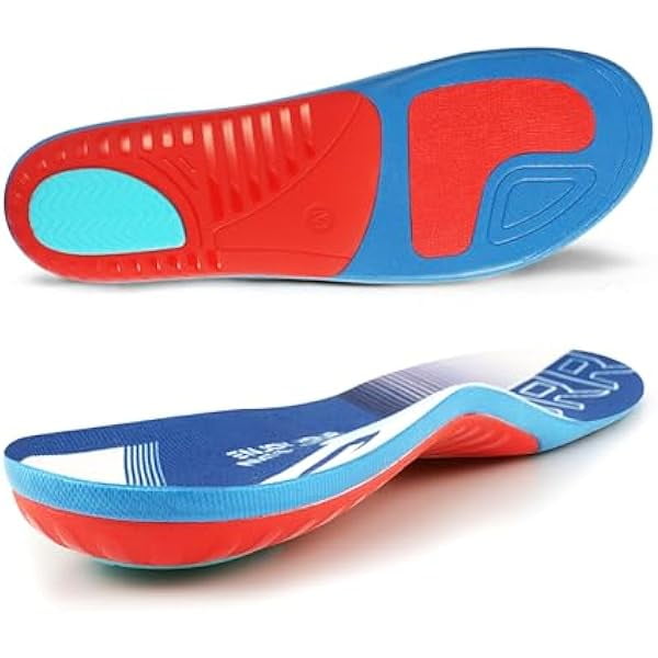 Arch Support Insert Sport Plantar Fasciitis Foot Pain Relief Orthotics ...