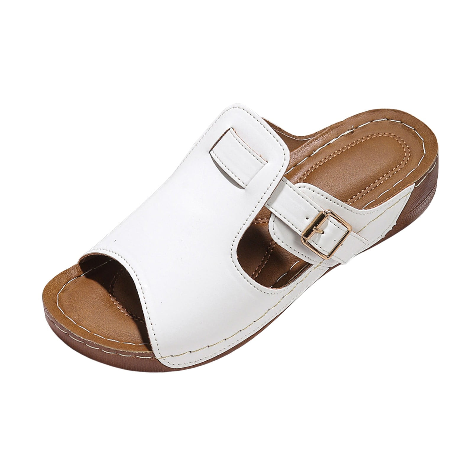 Arch Support Shoes for Women Comfort Orthotic Flip Flops Wedge Sandals ...