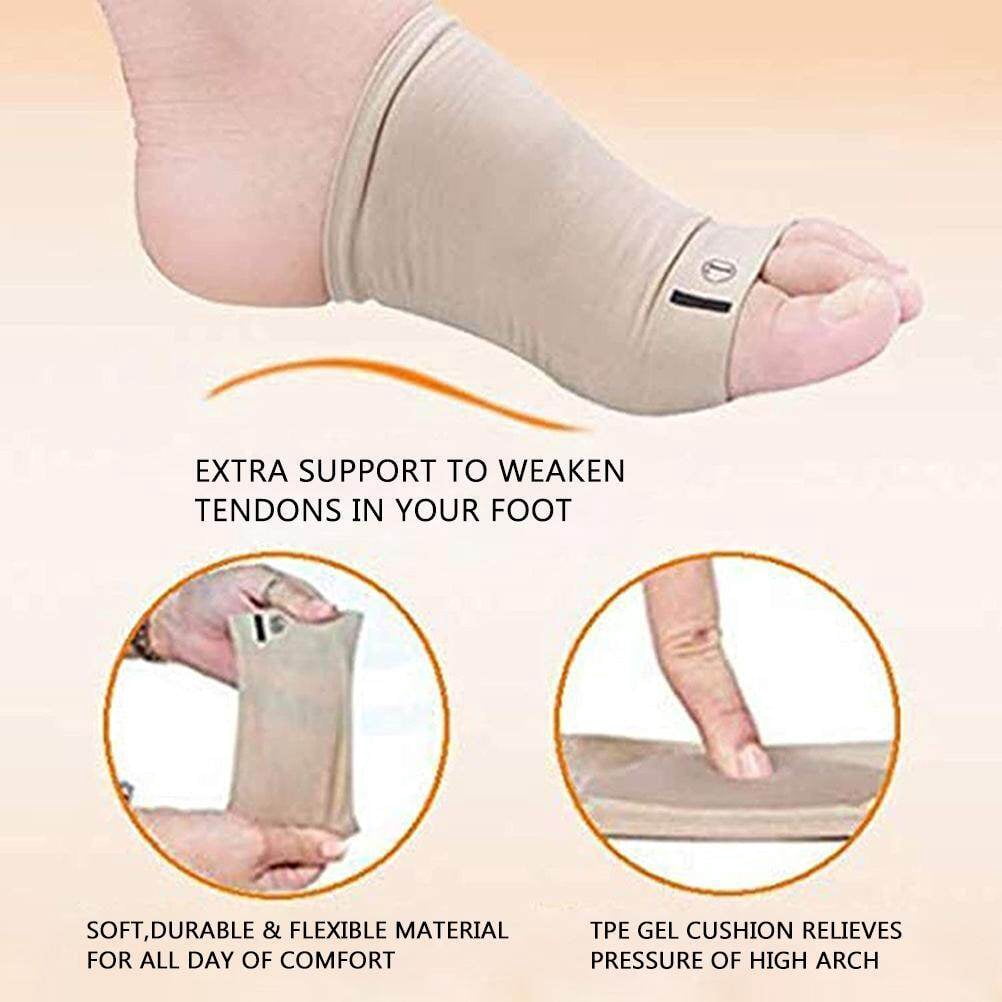 Arch Support Sleeves Plantar Fasciitis Heel Spurs Foot Care Flat Feet ...