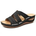Arch Support Wide Toe Box Open Toe Sandals, Sandals Women, Wedge ...