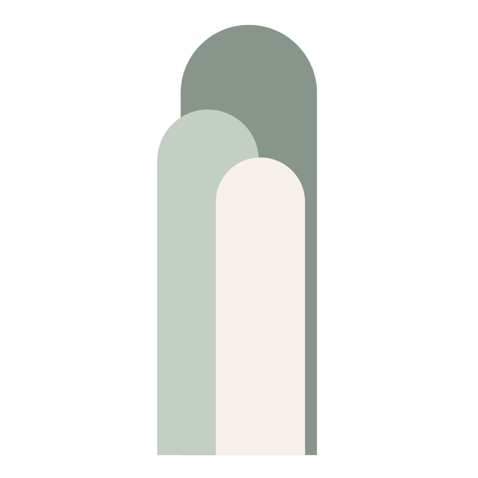 Arch Wall Decal, Modern Geometric Shape Peel and Stick Wallpaper Self ...