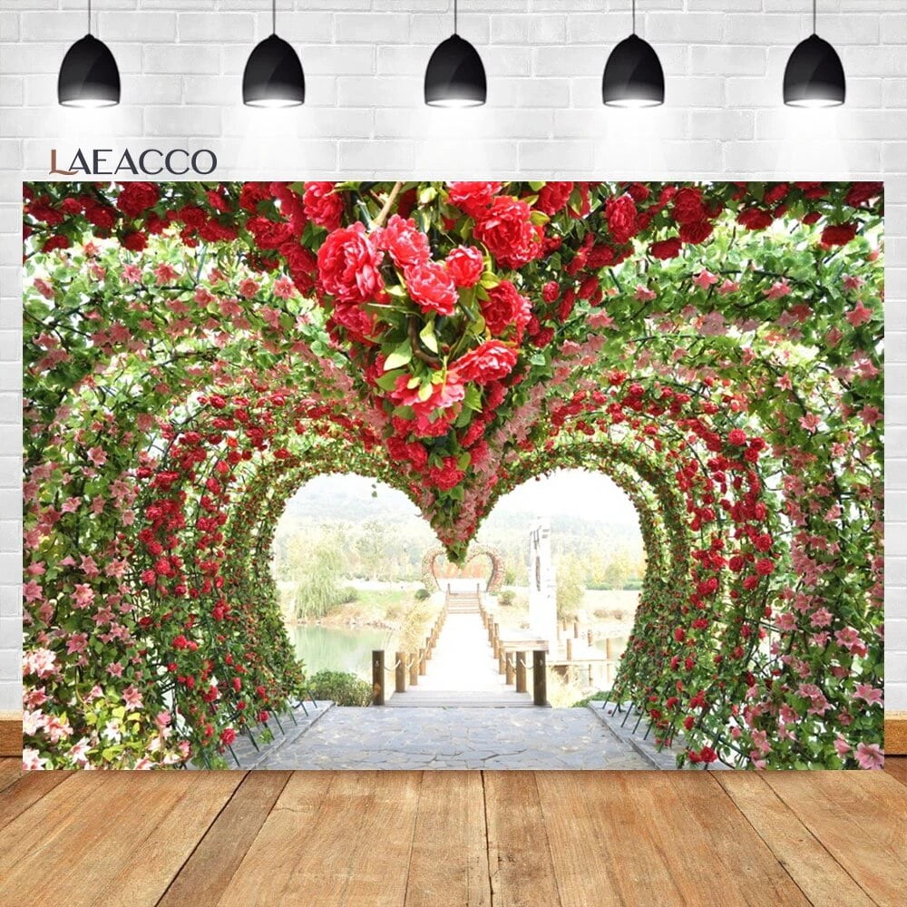 Arch Wedding Flower Backdrop Outdoor Romance Bridal Floral Wall ...