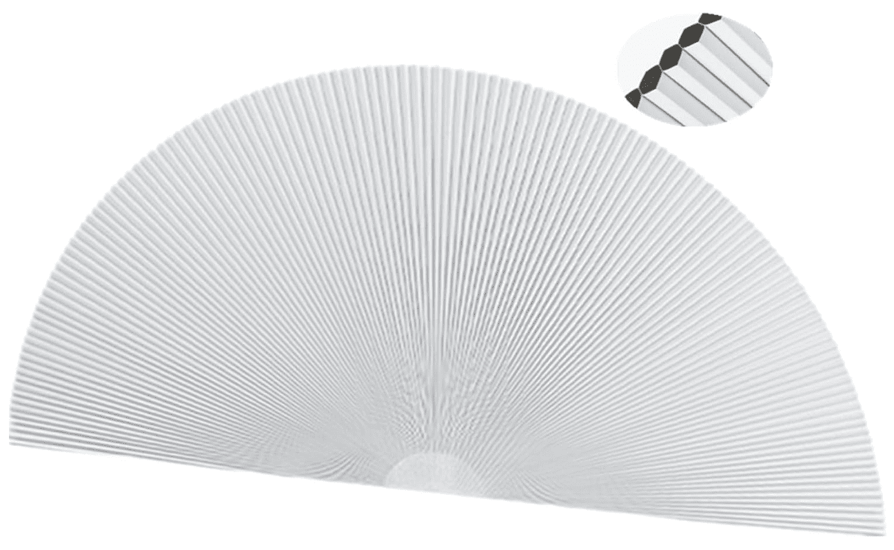 Arch Window Blackout Shades,Cellular Half Round Window Shade,Self ...