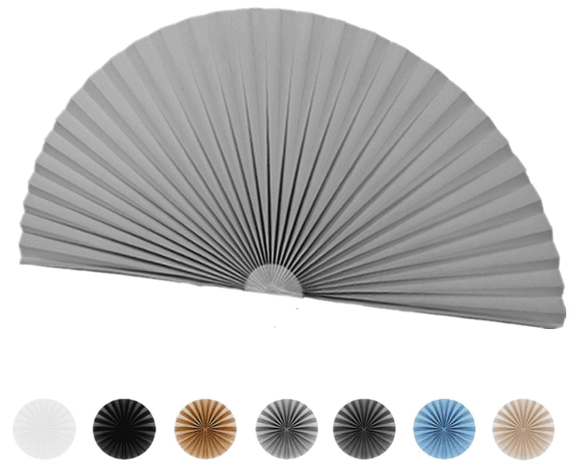 Arch Window Shade Light Filtering Pleated Shade Half Circle Self ...