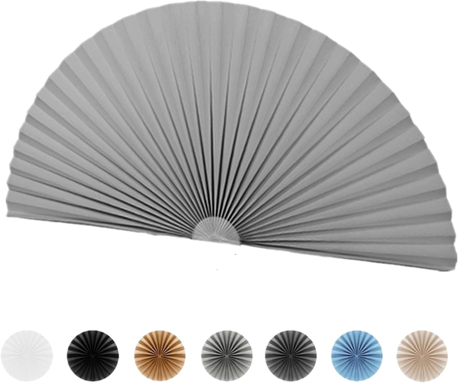 Arch Window Shade Light Filtering Pleated Shade Half Circle Self ...