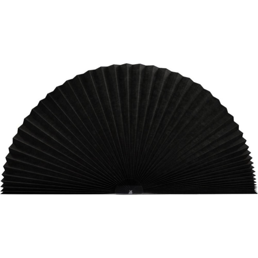 ChYoung Fan-shaped Pleated Window Blinds, Black 60 x 90 cm - Walmart.com