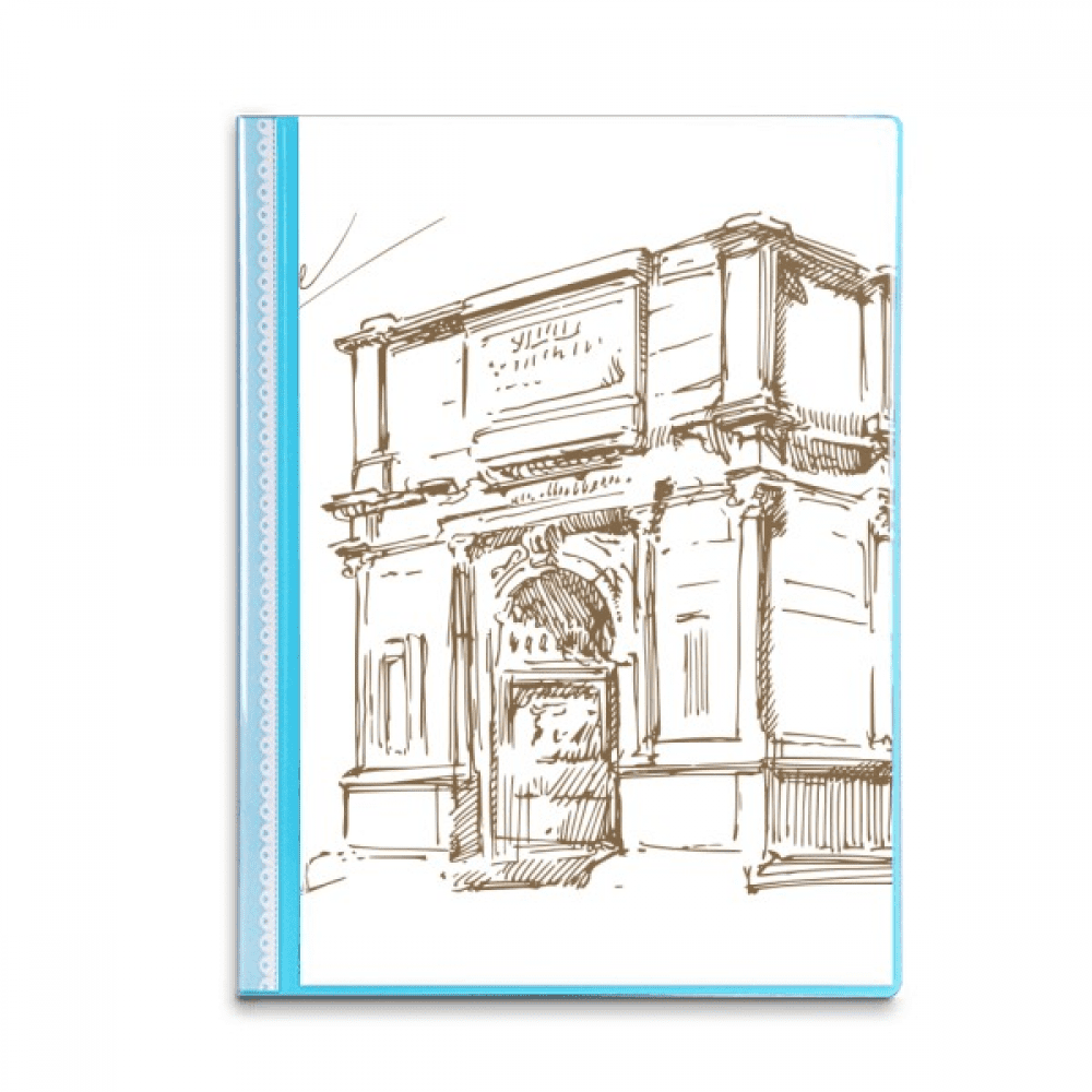 Arch of Rome Book Sheet Protectors Portfolio Binder Folder - Walmart.com