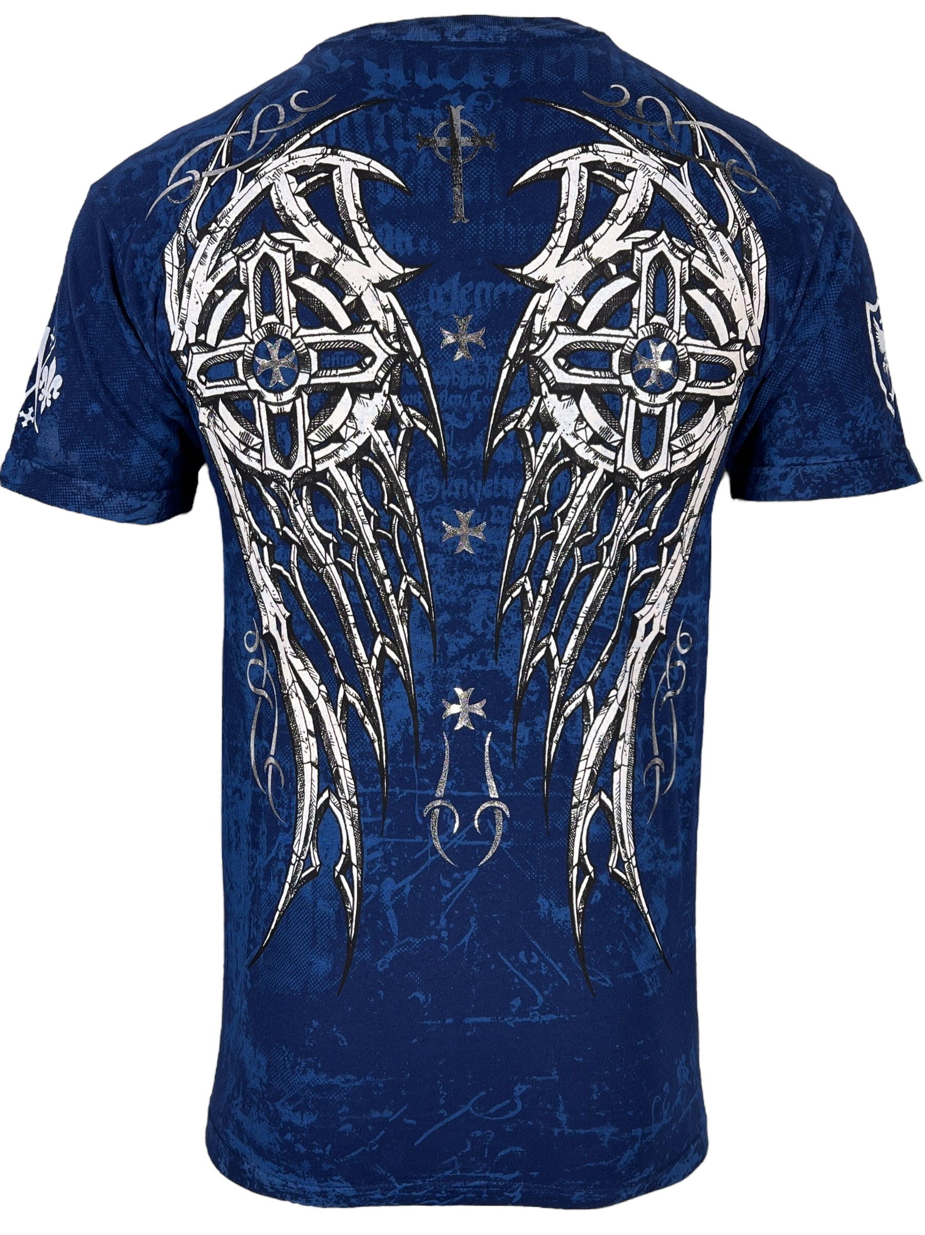 Archaic by Affliction Men's T-Shirt Spike Wings - Walmart.com