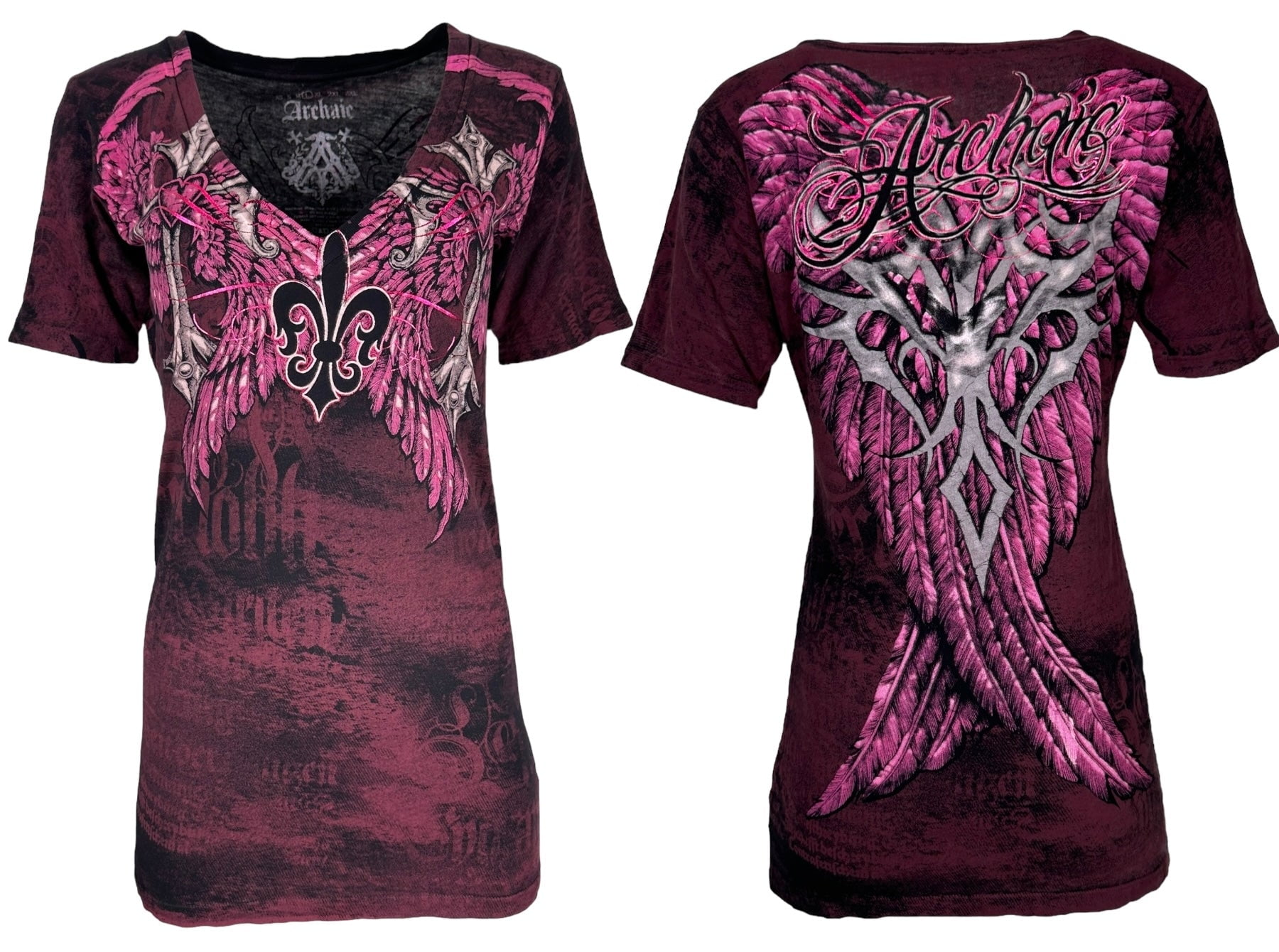 Archaic by Affliction Women's T-Shirt Brave Girl - Walmart.com
