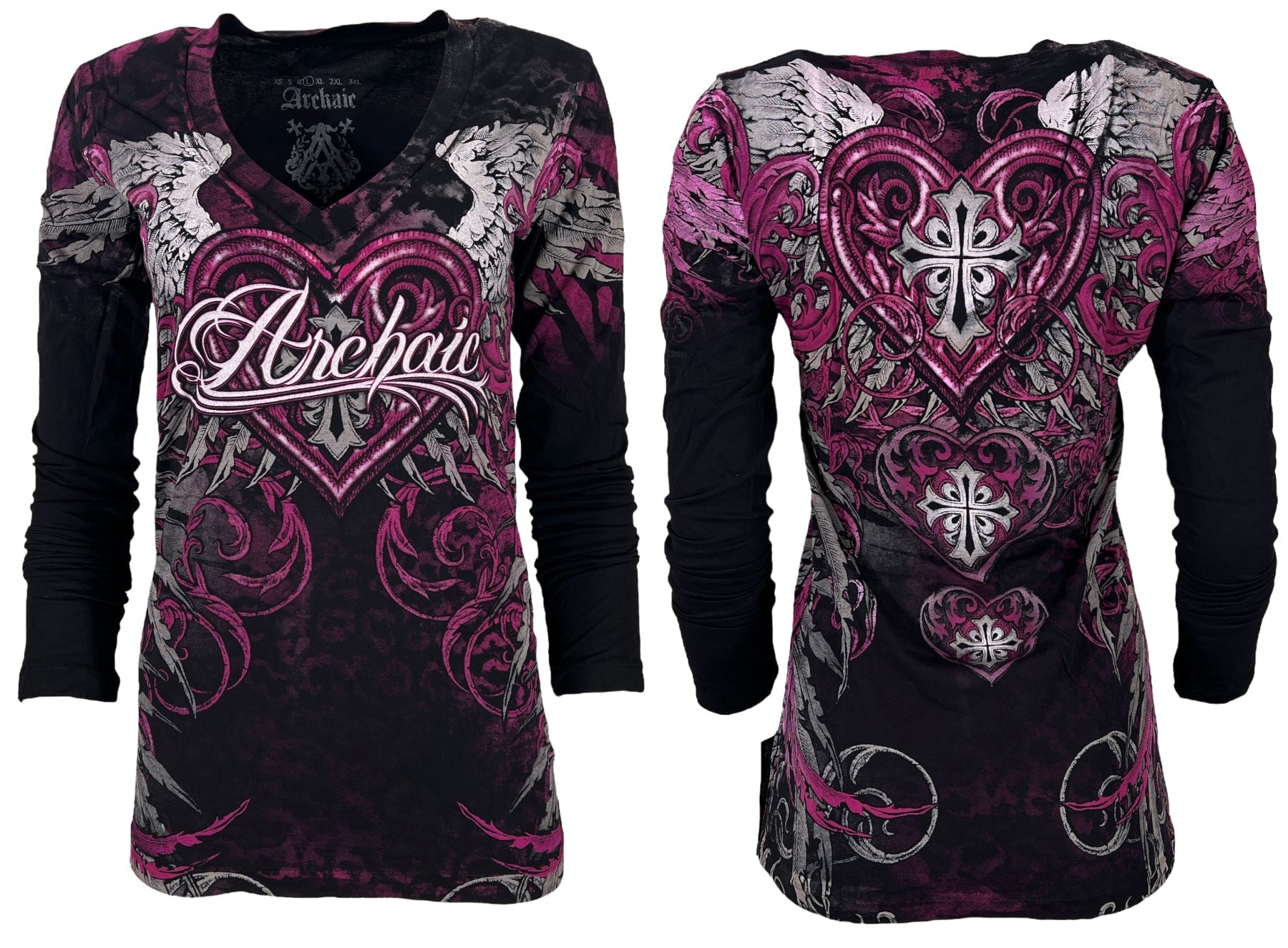 Archaic by Affliction Women's T-shirt Unwanted Love - Walmart.com