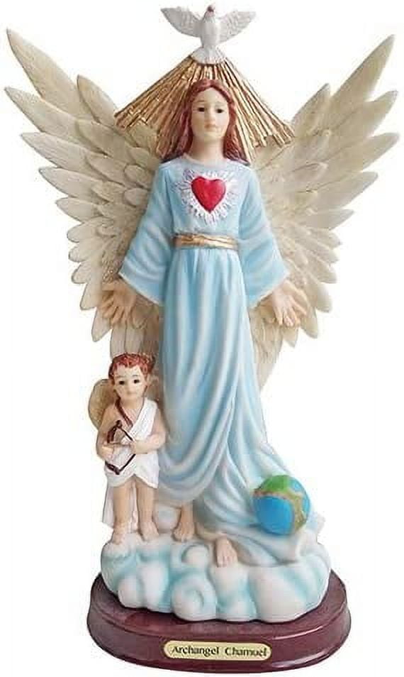 Archangel Chamuel Estatua Chamuel Angel Statue Holy Figurine(8 Inch ...